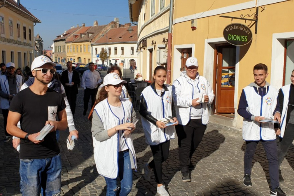 PRO România Sibiu, acțiune în rândul cetățenilor