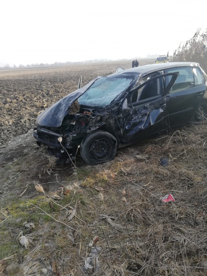 ACTUALIZARE Accident frontal la Avrig provocat de o șoferiță de 22 de ani