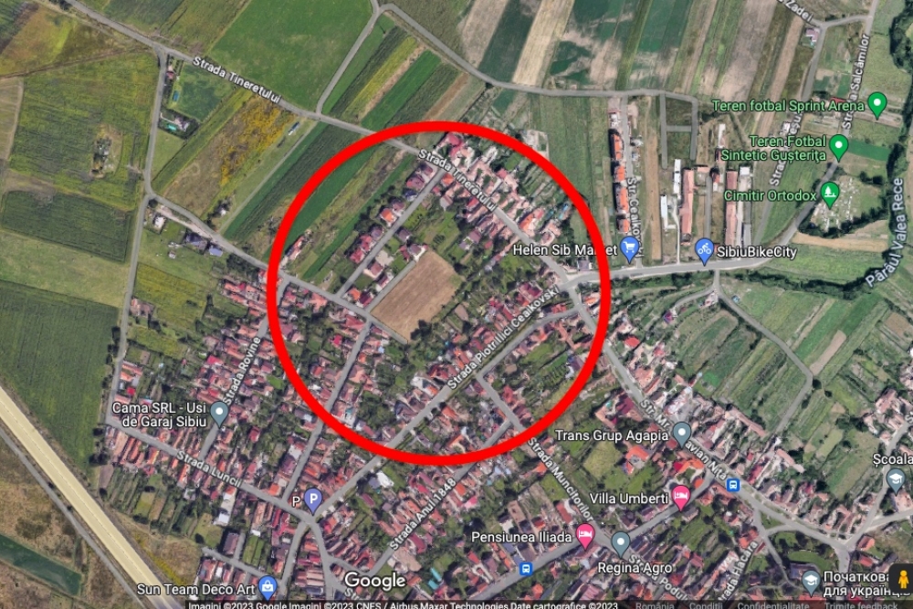 Un nou mini-cartier de case ar putea lua naștere la marginea Sibiului