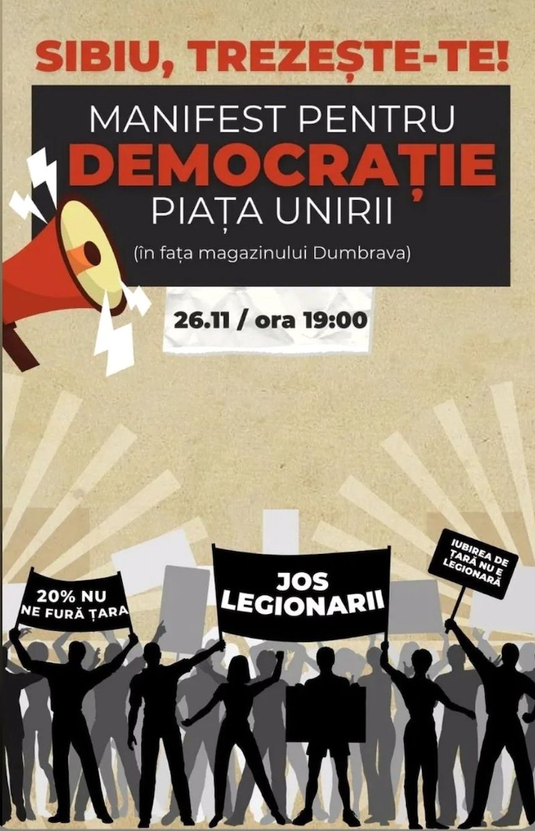 Protest al studenților anunțat la Sibiu, după primul tur al alegerilor ...