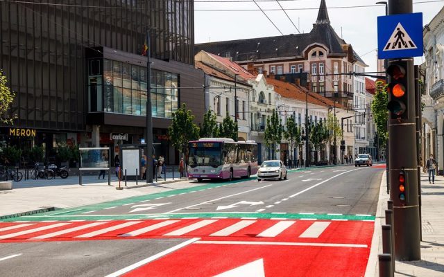FOTO - Cum arată o stradă din Cluj-Napoca proaspăt modernizată